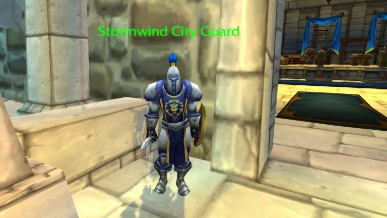 WoW Girl ~ Stormwind City Guard