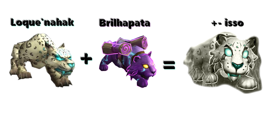 WoW Girl ~ Um pet de Batalha: Baby Loque’nahak