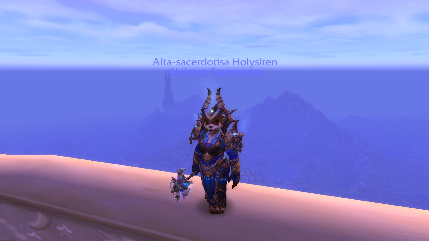 WoW Girl ~ Holysiren @ Goldrinn